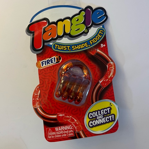 Tangle | Toys | Tangle Fire Fidget Toy Twist Shape Collect | Poshmark